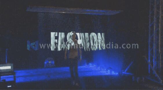 fog projection can display an image in the air